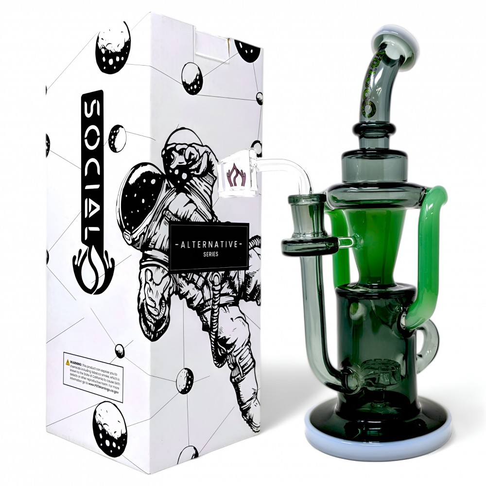 Social Glass : Social Glass 10" Matrix Perc Recycler ...