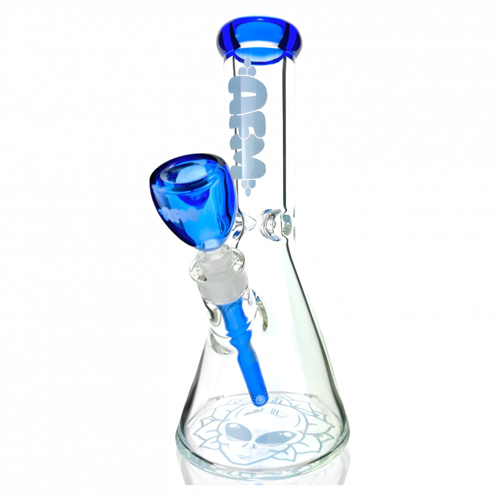 12" AFM Glass Chubbi Beaker Bong Bundle | Colored Lip Design | Skygate ...