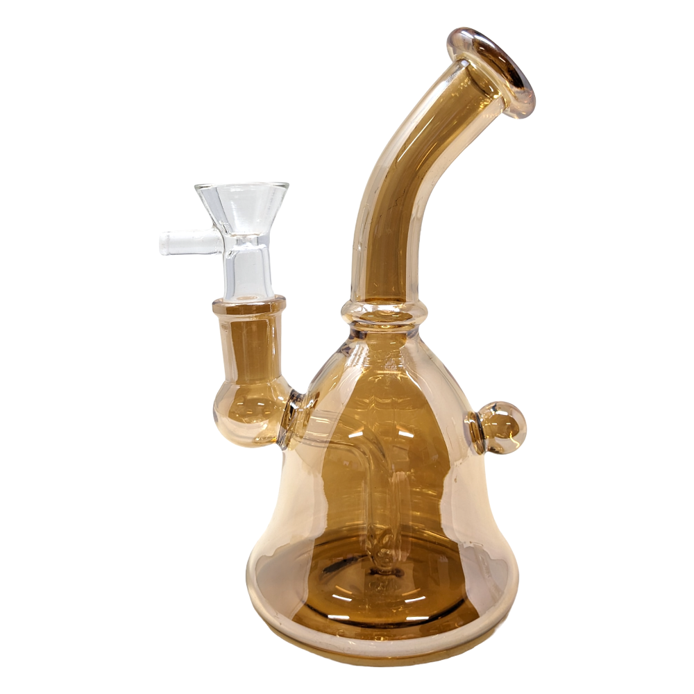 Water Pipes : 6" Mini Gold Fumed Bell Water Pipe Rig ...