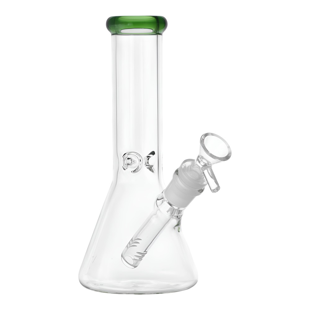 8.5" Color Rim Ice Catcher Beaker Water Pipe | Skygate Wholesale