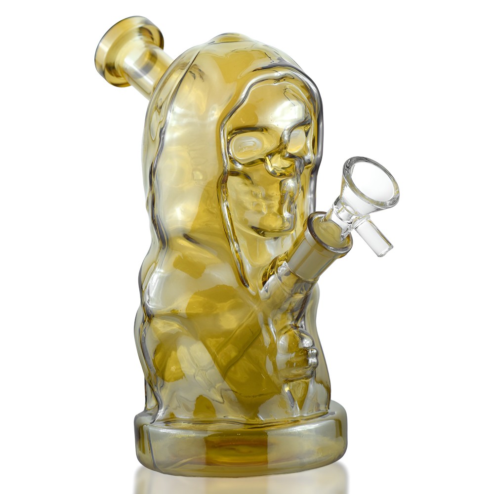 8" Grim Reaper Skull Water Pipe | Dark & Intricate | Skygate Wholesale