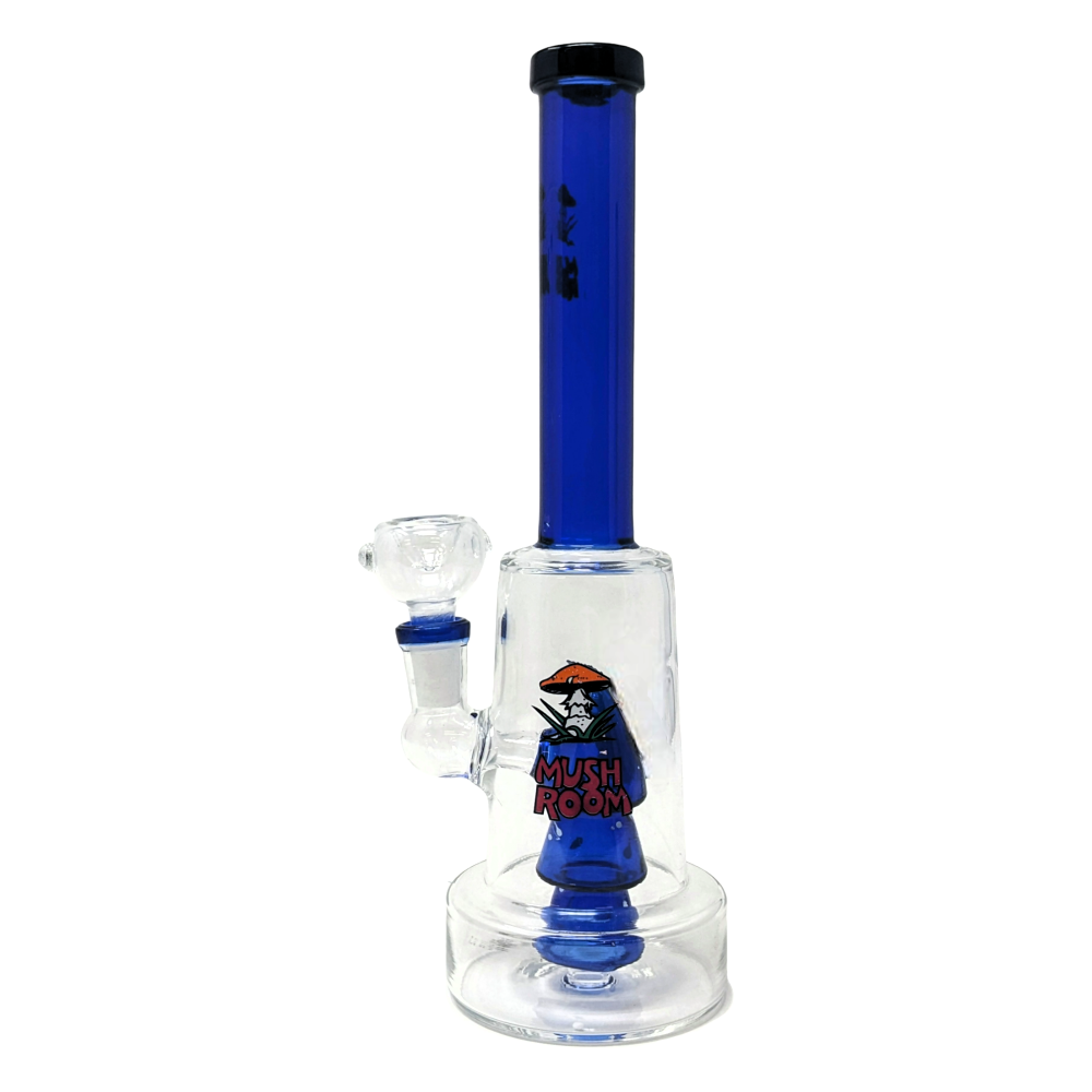 10" Decal Art Mushroom Perc Water Pipe at Skygate Wholesale